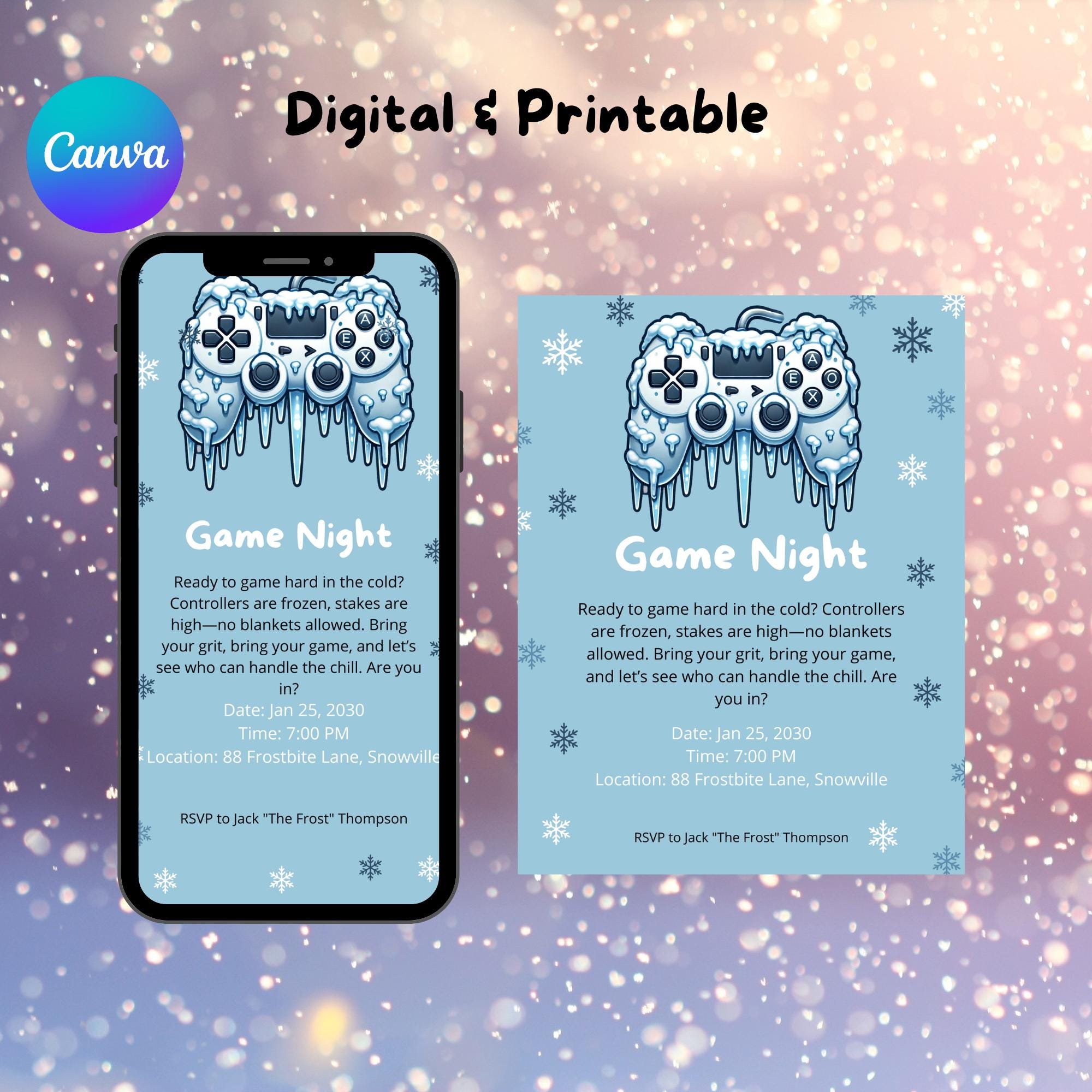 Family Game Night Invitation Wording