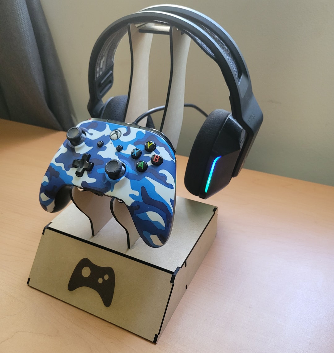 Stand De Control Y Audífonos Archivos Digitales Para Corte Láser MDF ...