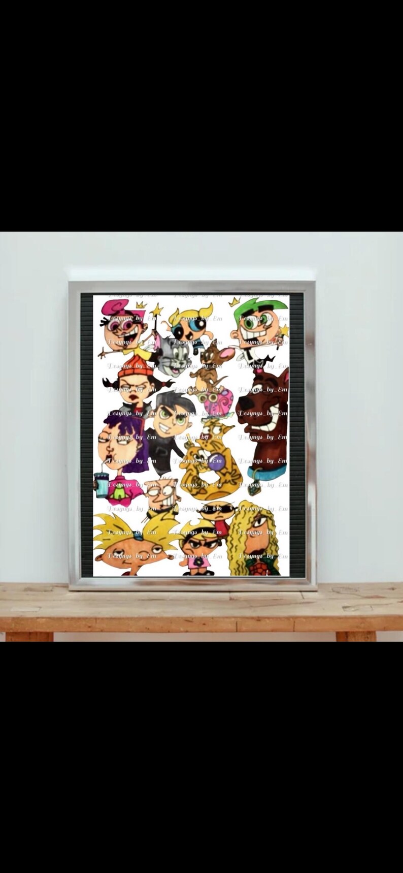 Nickelodeon Cartoon Collage - Etsy