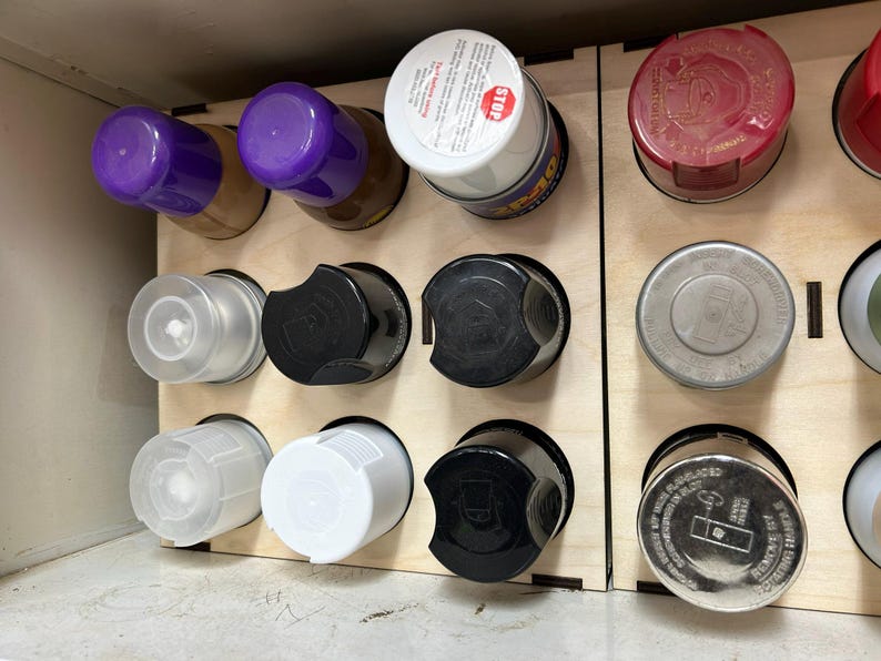 Spray Can Organizer Spray Paint Storage Spray Paint Organizer Spray ...