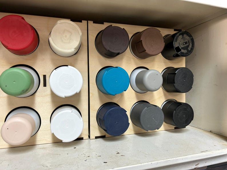 Baltic Birch Spray Paint Can Organizer | Workshop Storage - Etsy