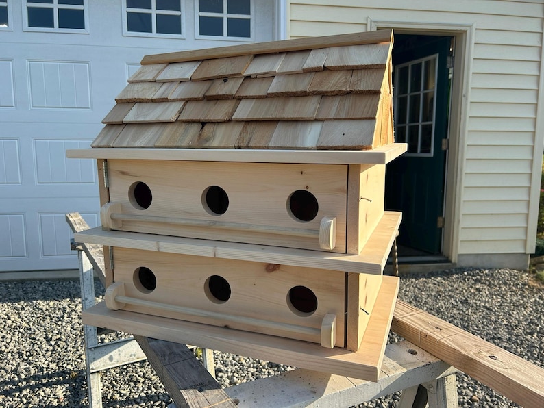 Martin Birdhouse Woodworking Plans | DIY Purple Martin House ...