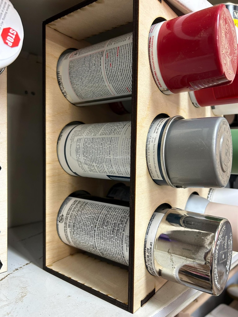 Spray Can Organizer | Spray Paint Storage | Spray Paint Organizer ...