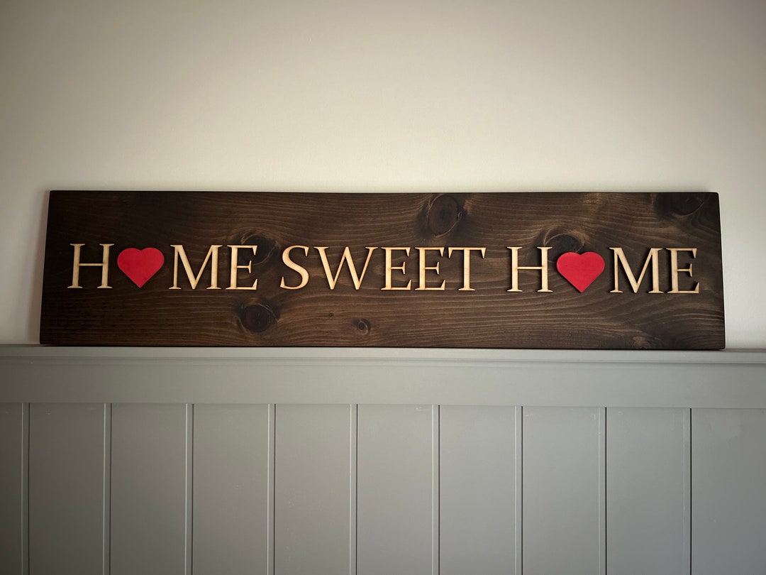 Home Sweet Home Sign - House Warming Sign - Welcome Sign - Welcome ...