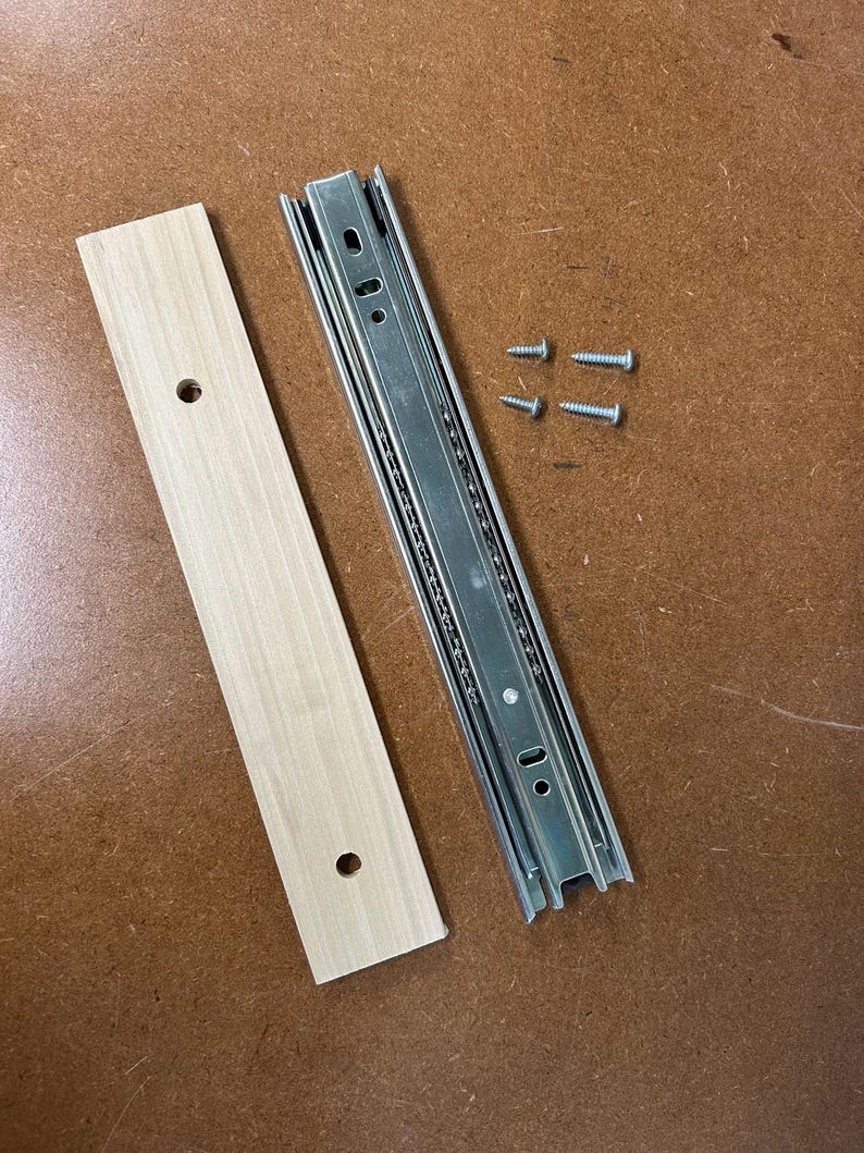 10" Drawer Slide and 1/4" Spacer | Kitchen Cupboard Organizer Accessory ...