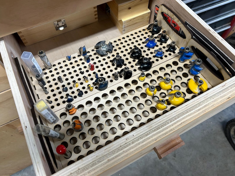 Tool Organizer Digital SVG File | Router Bit Storage | Workshop ...