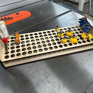 Tool Organizer Digital SVG File | Router Bit Storage | Workshop ...