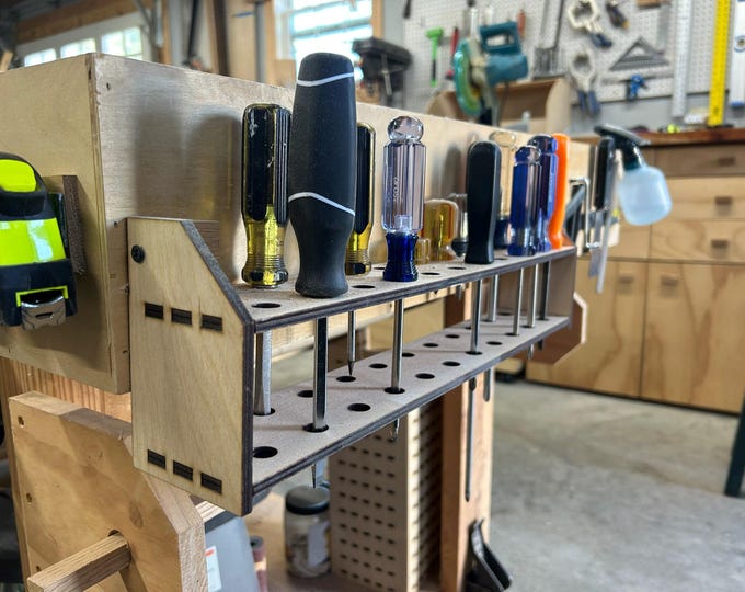 Tool Organizer Digital SVG File | Screw Driver Holder | Paint Brush ...