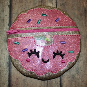 Donut Zipper Bag, Donut Coin Bag, Donut Coin Purse, Donut Zipper Pouch ...
