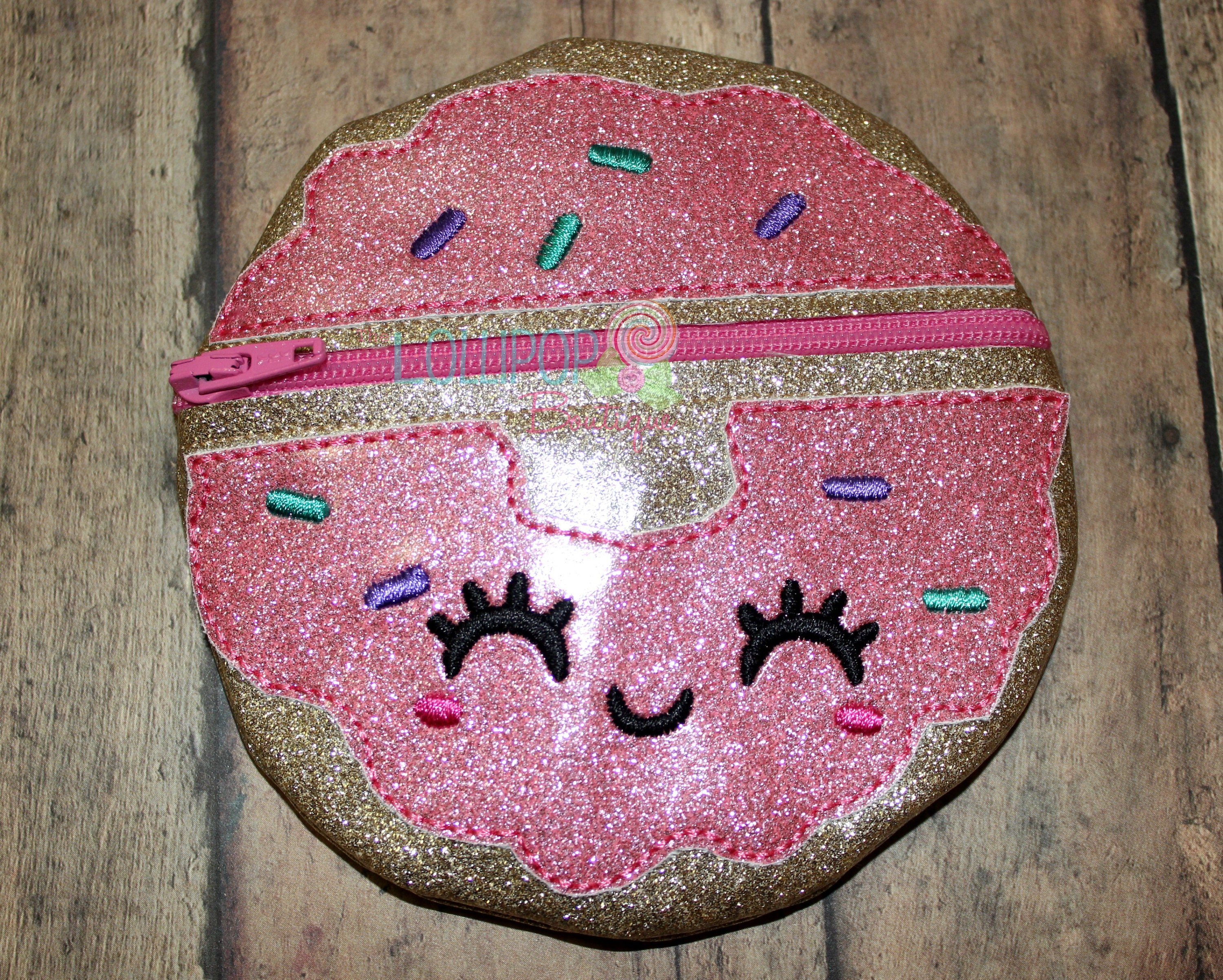 Donut Zipper Bag Donut Coin Bag Donut Coin purse Donut | Etsy