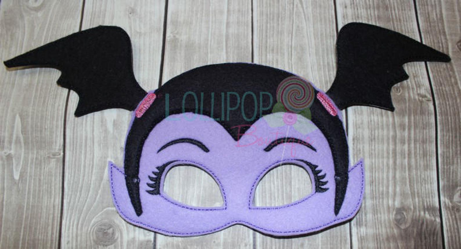 Vampire Girl Felt Mask Vampire Mask Felt Mask Dress Up | Etsy