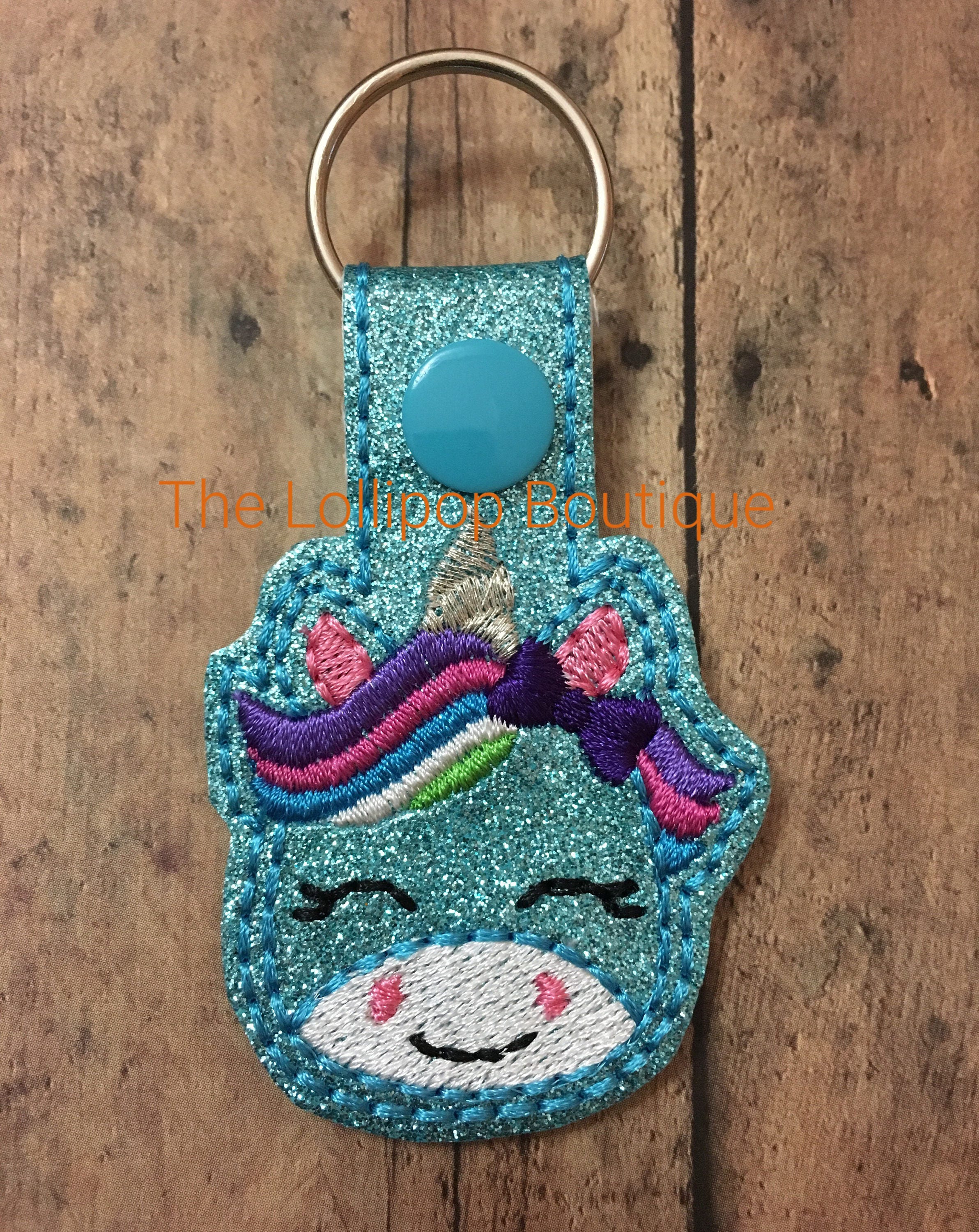 Glitter Unicorn Key Chain unicorn keyfob keychain keyfob | Etsy