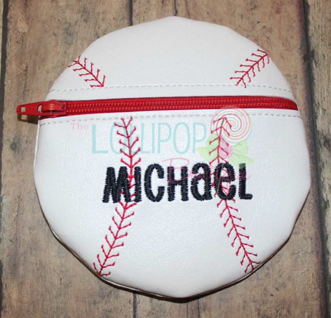 Baseball Zipper Bag Baseball Zipper Pouch Zipper Bag Zipper | Etsy