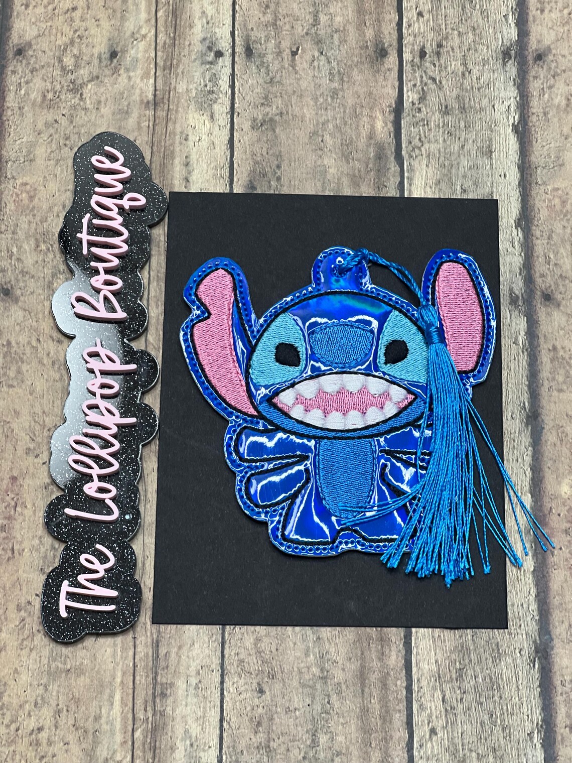 Sparkly Blue Alien Embroidered Bookmark, Gift for Book Lover - Etsy