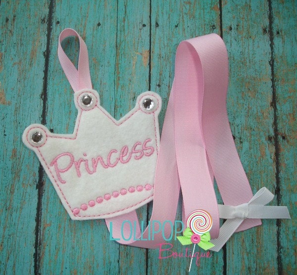 Princess Crown Felt Bow Holder Felt Bow Holder Hair Clip | Etsy