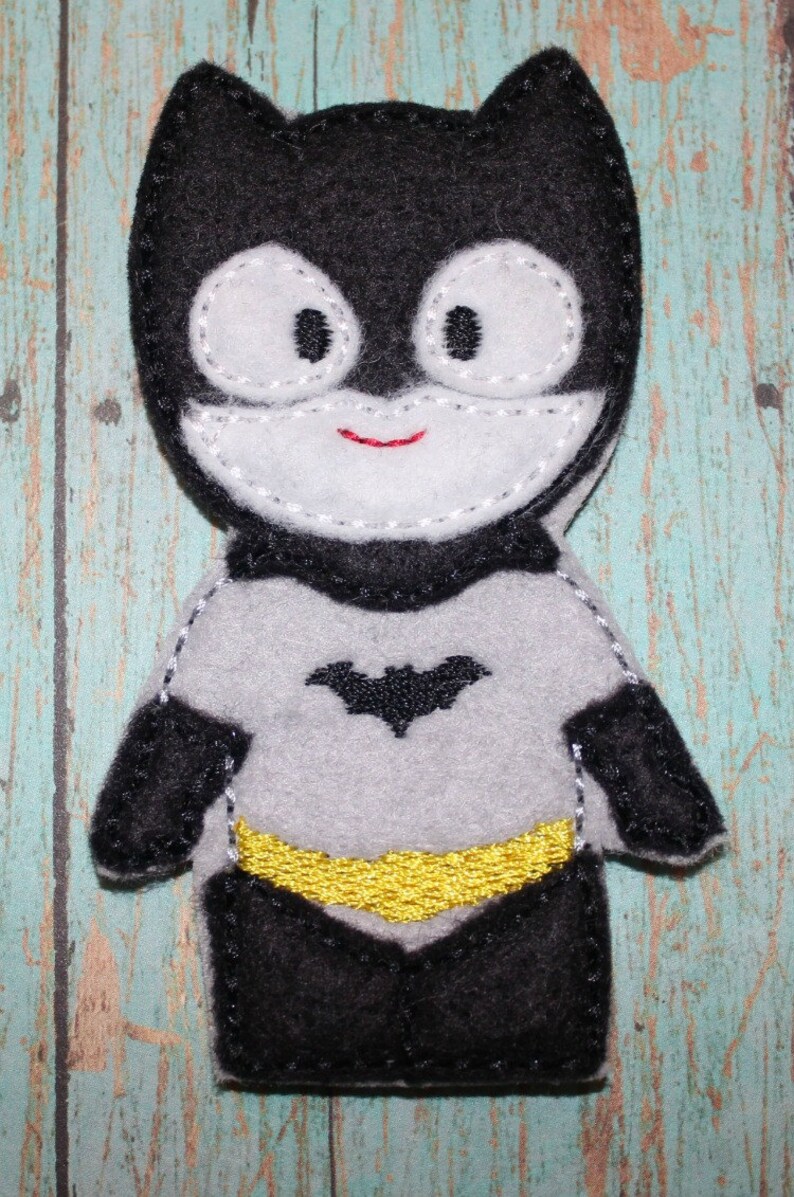 Bat Hero Finger Puppet Pretend Play Quiet Play Finger | Etsy