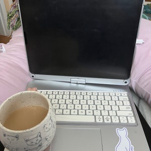 Lavender Cat Sticker, Cat Sticker, Lavender Lovers, Love Lavender ...