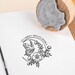 Personalised 4cm Rubber Stamp ,book Stamp,custom Branding Stamp Set ...