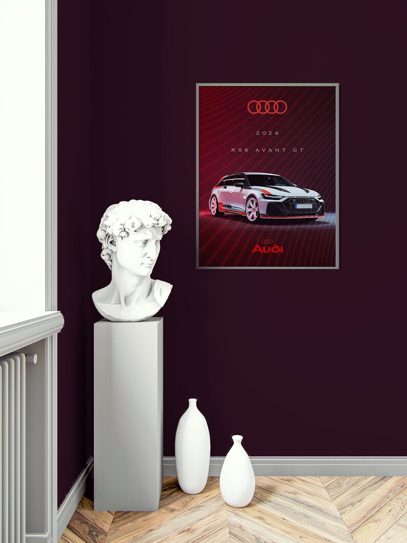 Audi RS6 Avant GT Digital Poster - High-quality Luxury Car Art - Etsy