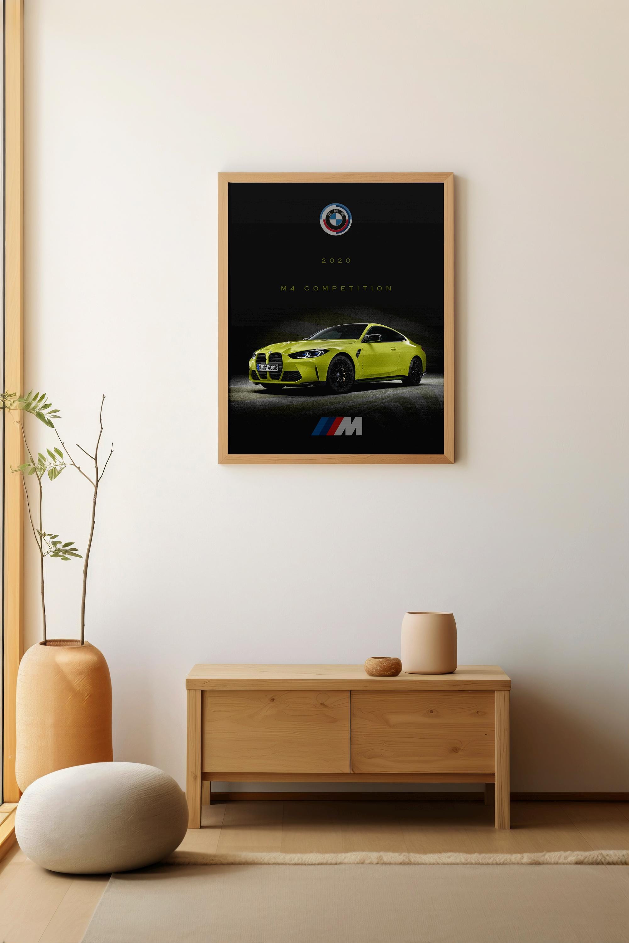 BMW M4 Competition Digital Poster - High-performance M Series Art Print ...