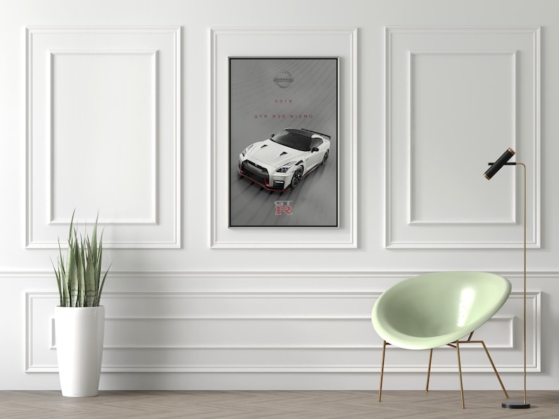 2019 Nissan GTR R35 Nismo Poster - Digital Art for Car Enthusiasts ...