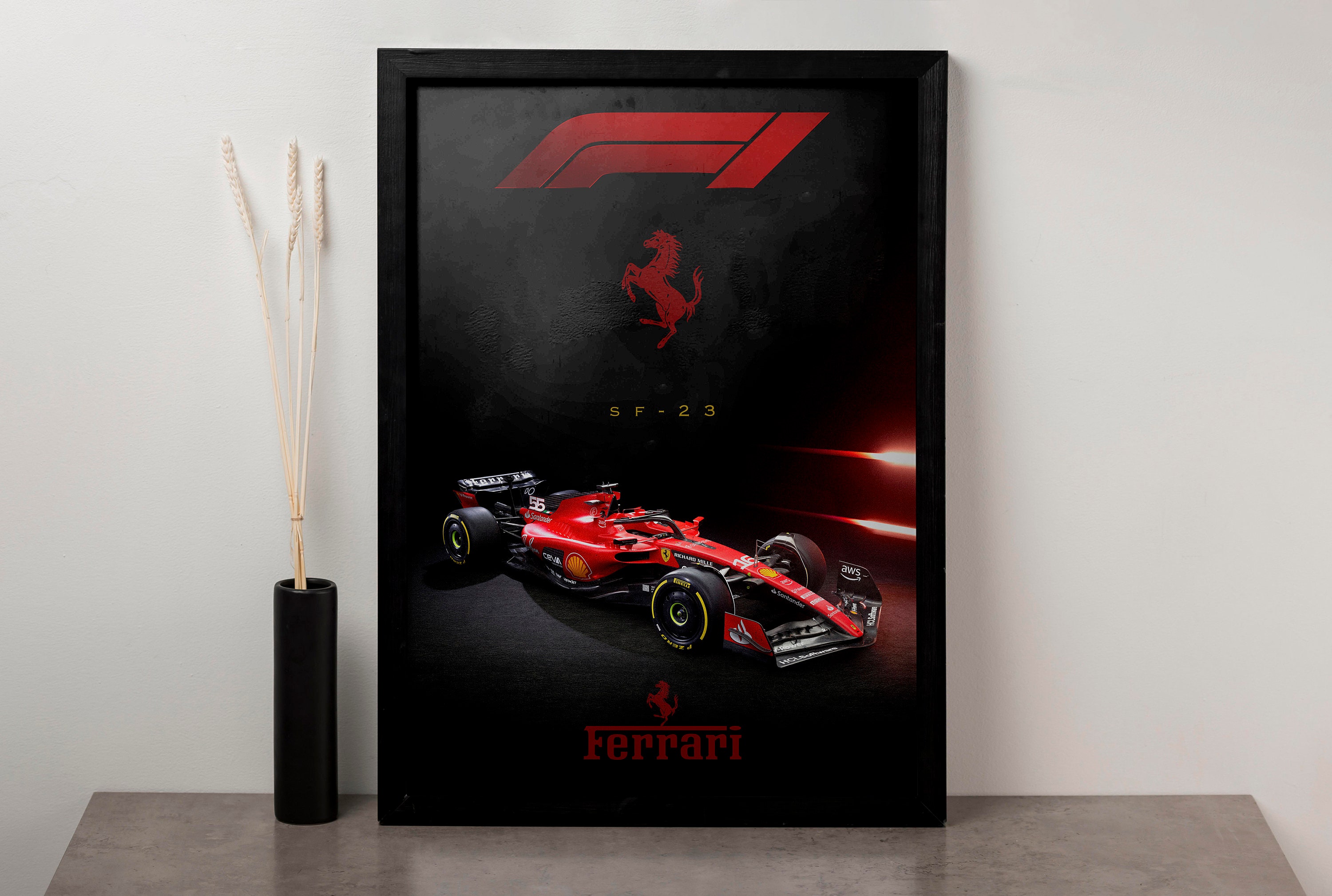 Ferrari SF-23 F1 Car Poster: 2023 Scuderia Art Print (digital Download ...