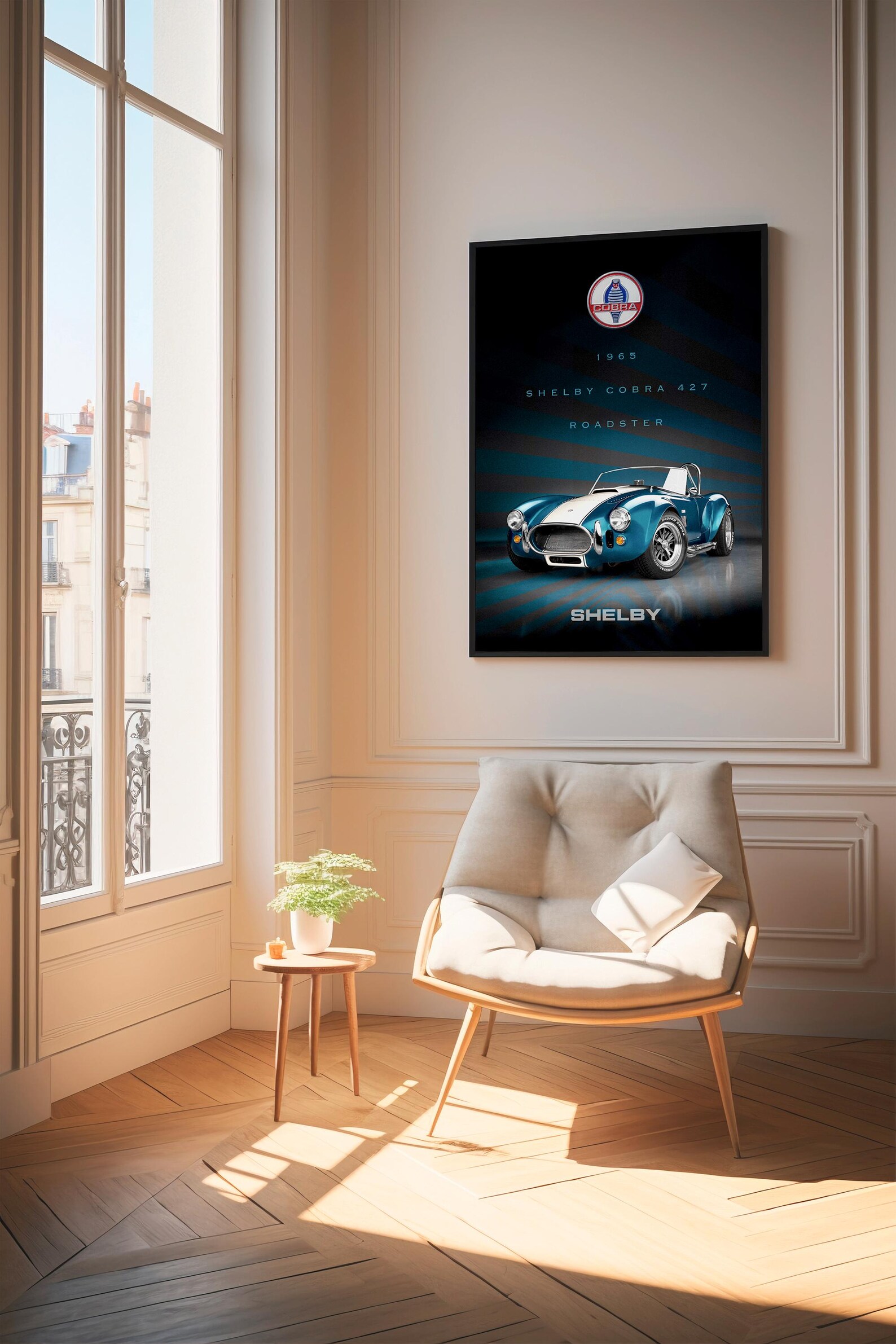 1965 Shelby Cobra 427 Roadster Poster | Classic American Muscle Car Art ...