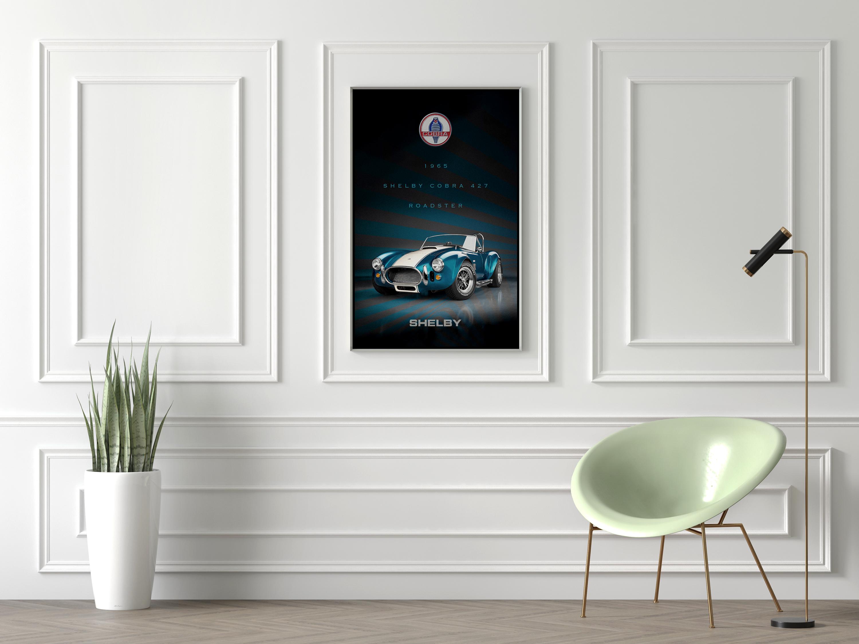 1965 Shelby Cobra 427 Roadster Poster | Classic American Muscle Car Art ...