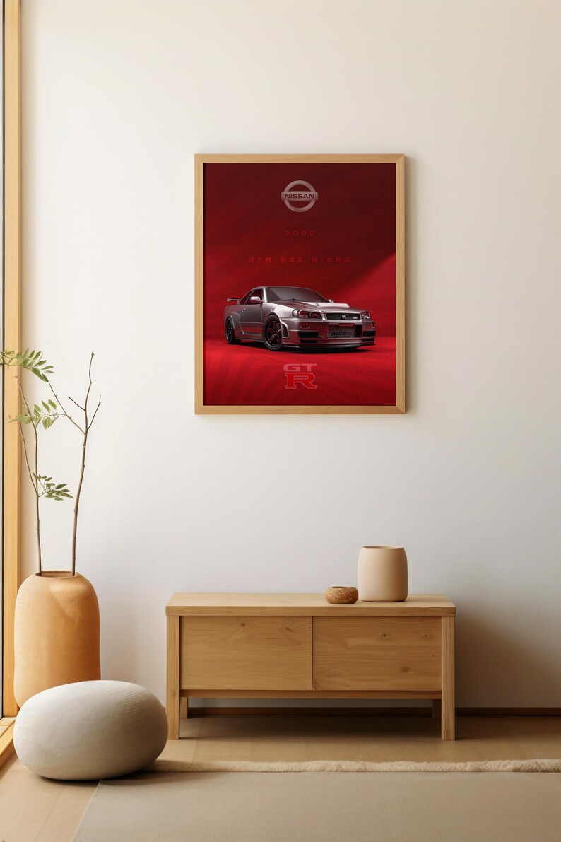 2002 Nissan GTR R34 Nismo Poster - High-resolution Digital Download ...