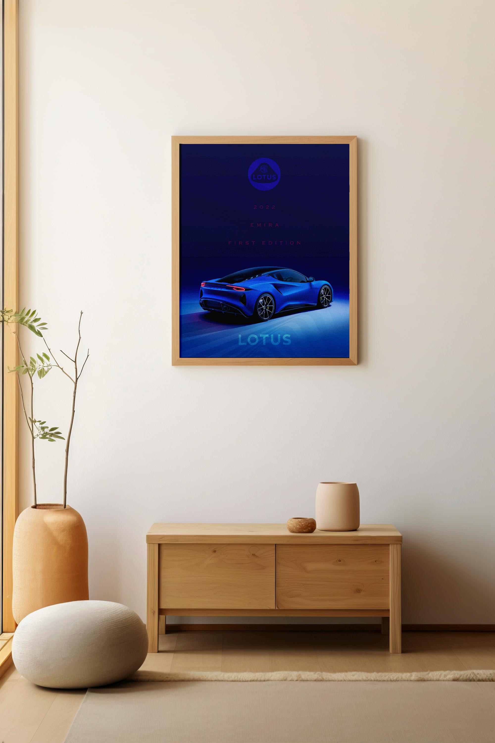 Lotus Emira First Edition Digital Poster - Luxury Sports Car Art Print ...
