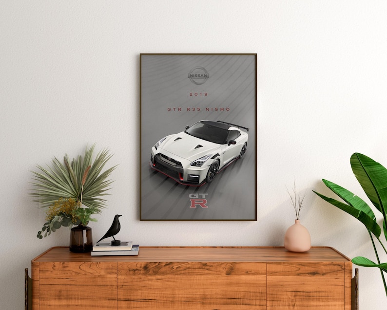 2019 Nissan GTR R35 Nismo Poster - Digital Art for Car Enthusiasts ...