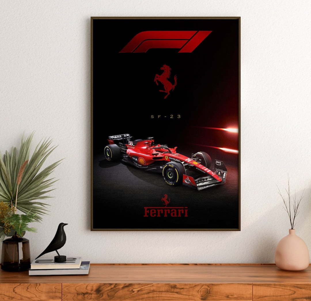Ferrari SF-23 F1 Car Poster: 2023 Scuderia Art Print (digital Download ...