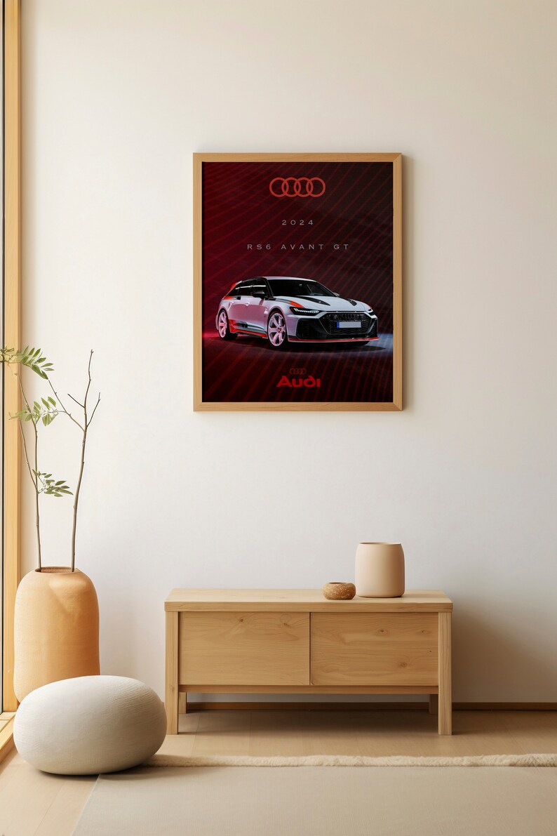 Audi RS6 Avant GT Digital Poster - High-quality Luxury Car Art - Etsy