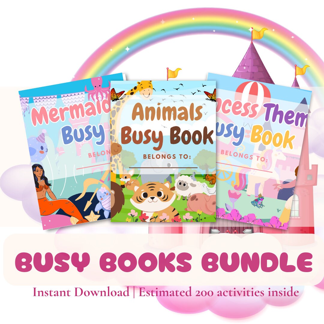 Ready to Resell Busy Books Bundle 1 With Free Christian Story and ...