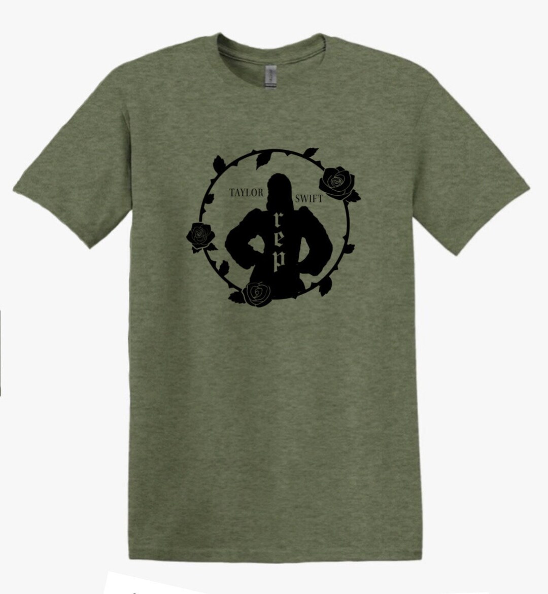 Taylor Swift's reputation Rose Silhouette T-shirt - Etsy