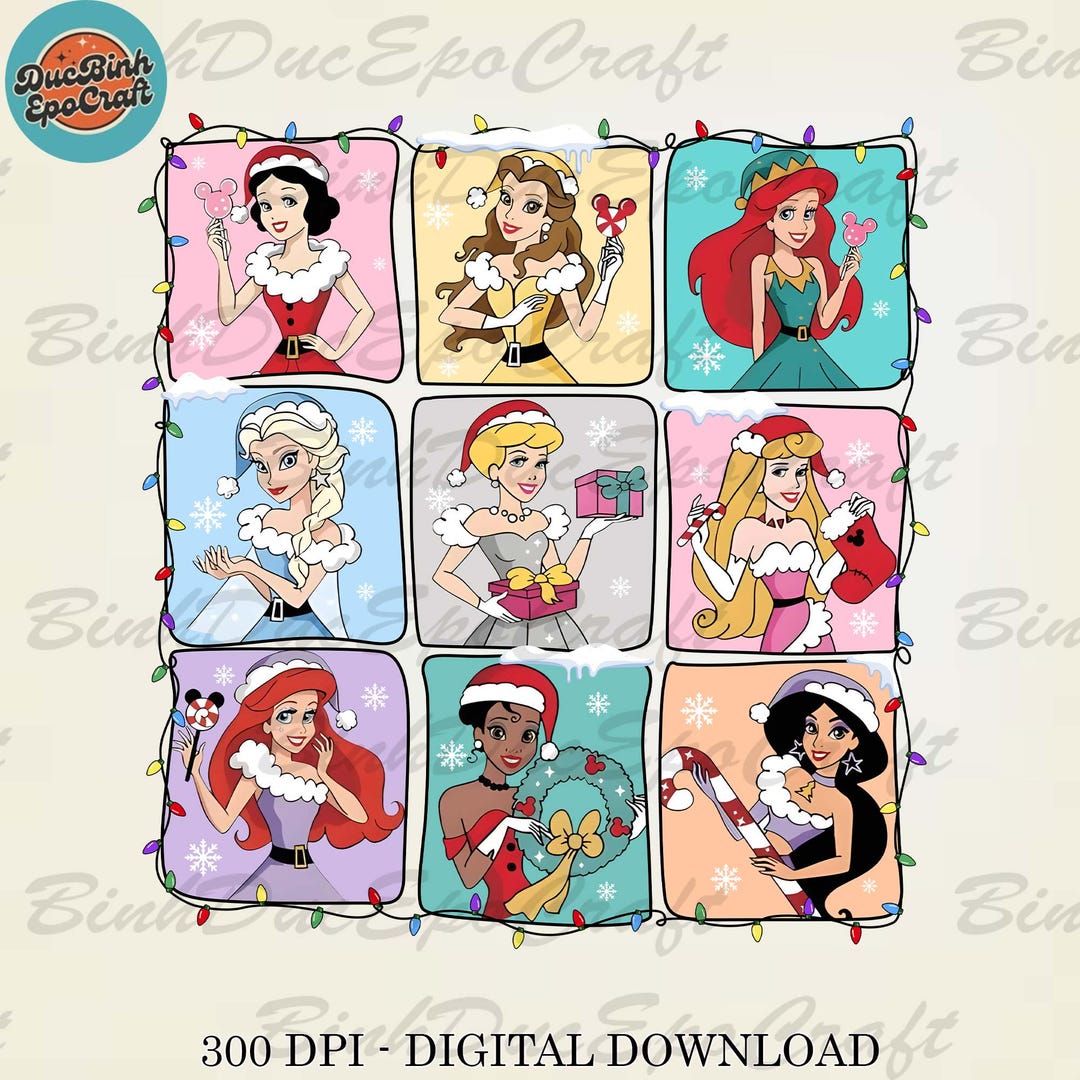 Princess Christmas Cartoon Movie Png, Winter Christmas Cartoon Png ...