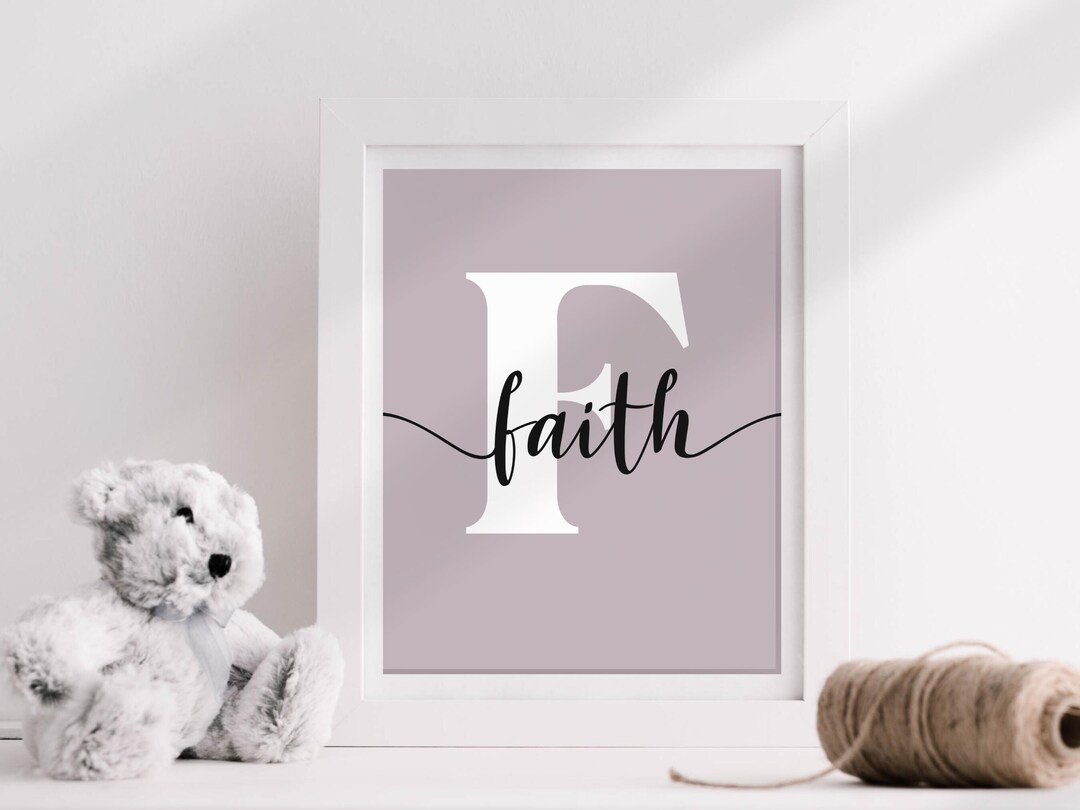 Custom Initial Print, Printable Name Sign, Personalized Name Print ...