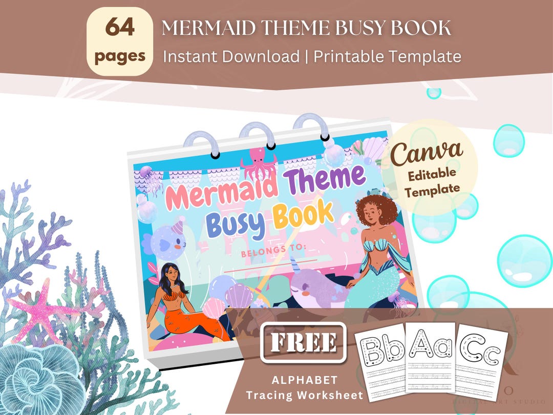 Busy Book Printable, Toddler Learning Binder, Preschool Activities ...