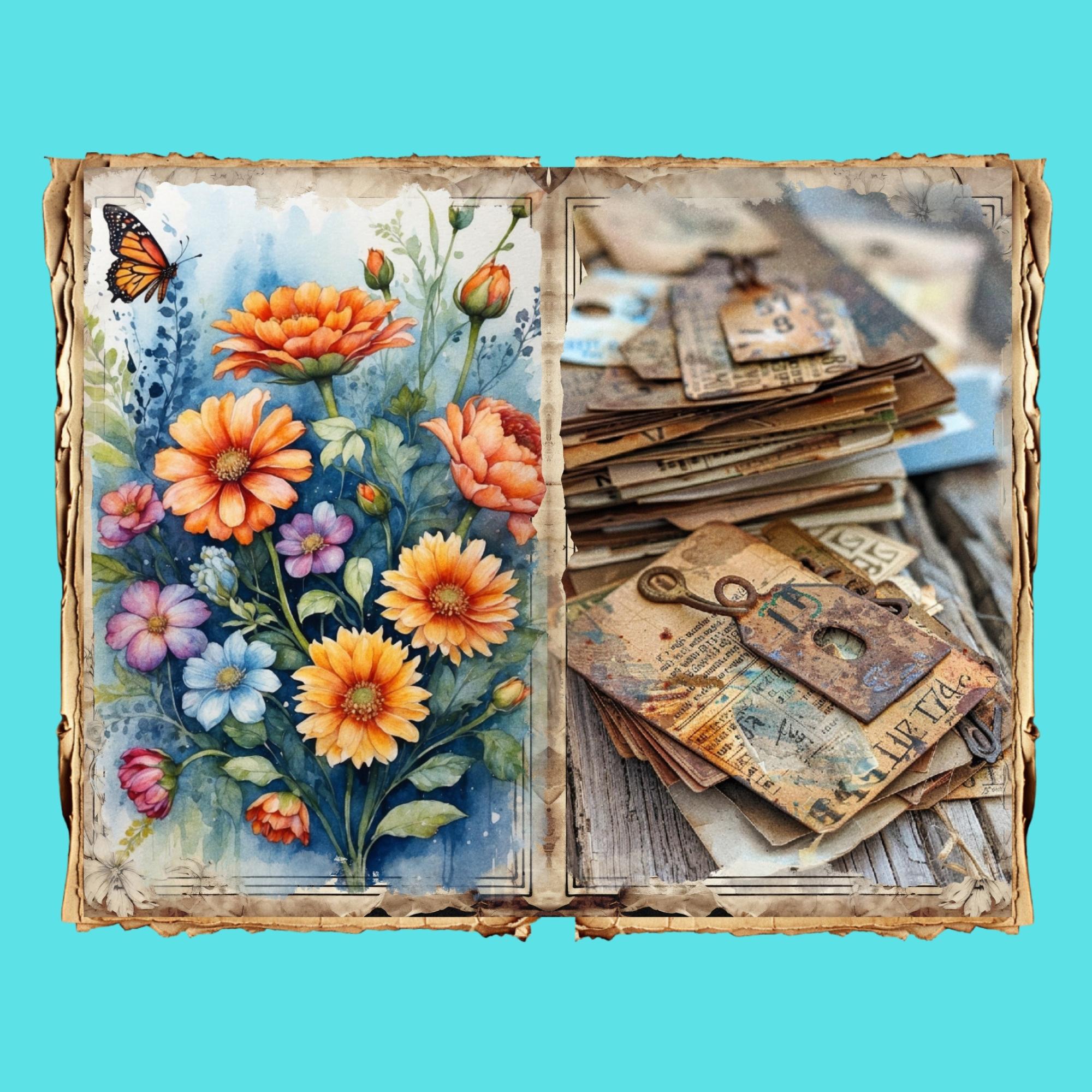 Clipart Junk Journal, Digital Collection,stamp Making Machine ...