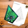 Eye of Horus Stained Glass Pattern - Etsy