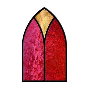 Church Window Stained Glass Pattern, Suncatcher, DIY Stained Glass ...