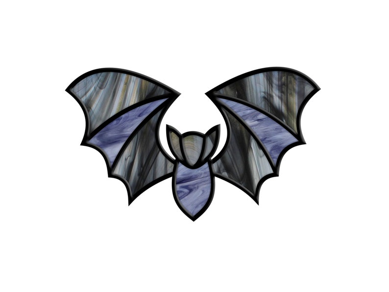 Bat Stained Glass Pattern, Stained Glass Pattern, Digital Download, DIY ...