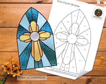 Antique Stained Glass Church Window From A Closed Church - Etsy