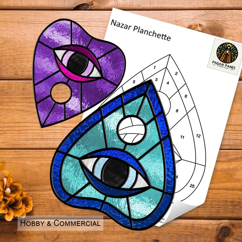 Evil Eye Stained Glass - Etsy Denmark