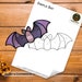 Bat Stained Glass Pattern, Stained Glass Pattern, Digital Download, DIY ...