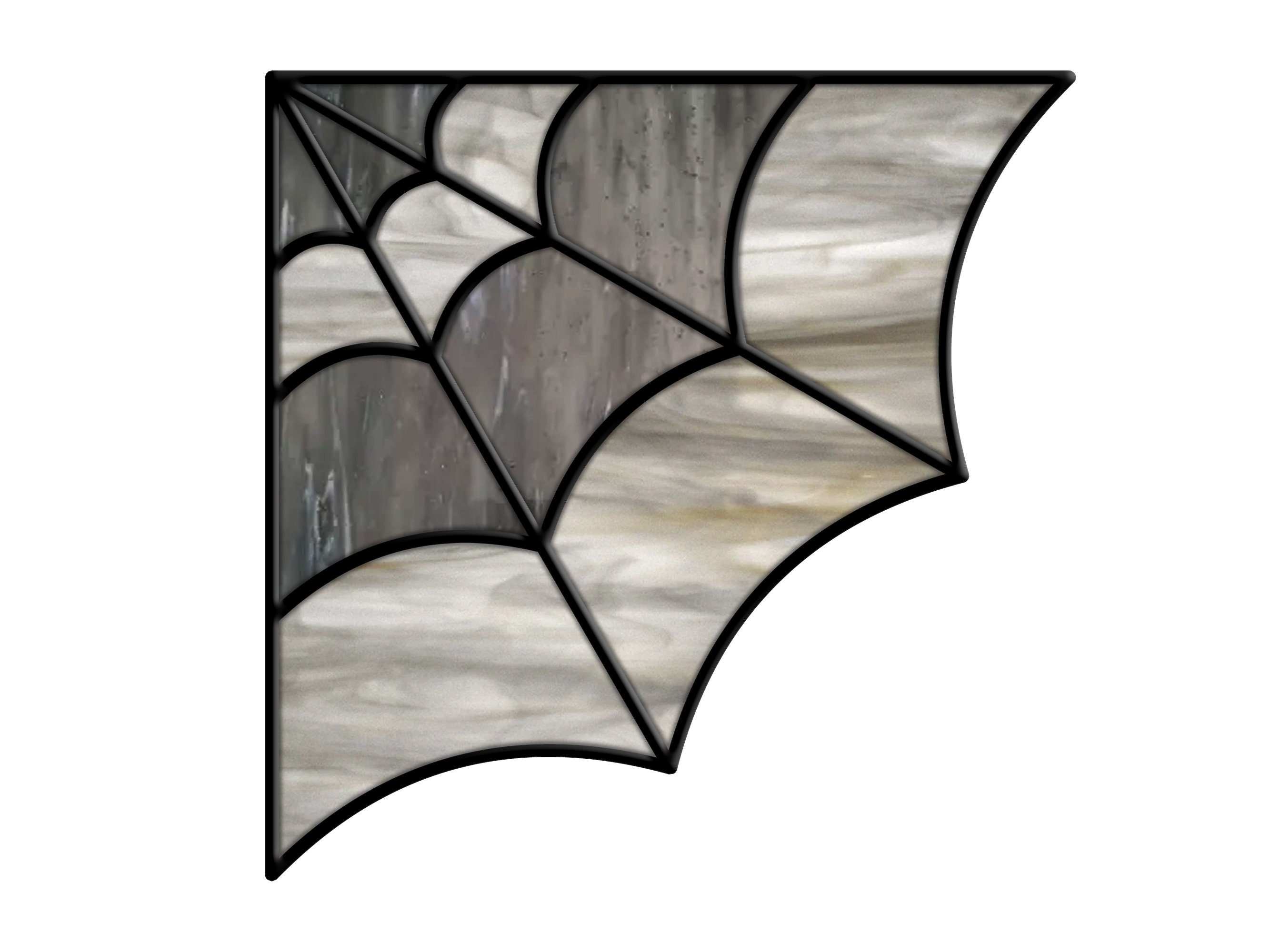 Cobweb Stained Glass Pattern, Suncatcher, DIY Stained Glass Patterns ...