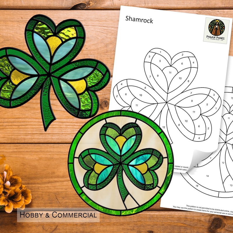 Stained Glass Lamp Round - Etsy