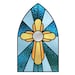 Cross Church Window Stained Glass Pattern, Suncatcher, DIY Stained ...