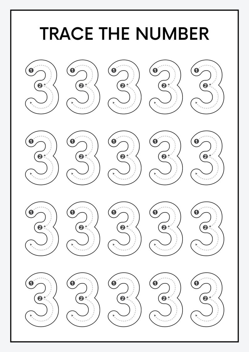Preschool Number Activity Book Printable Tracing Worksheets , Activity ...