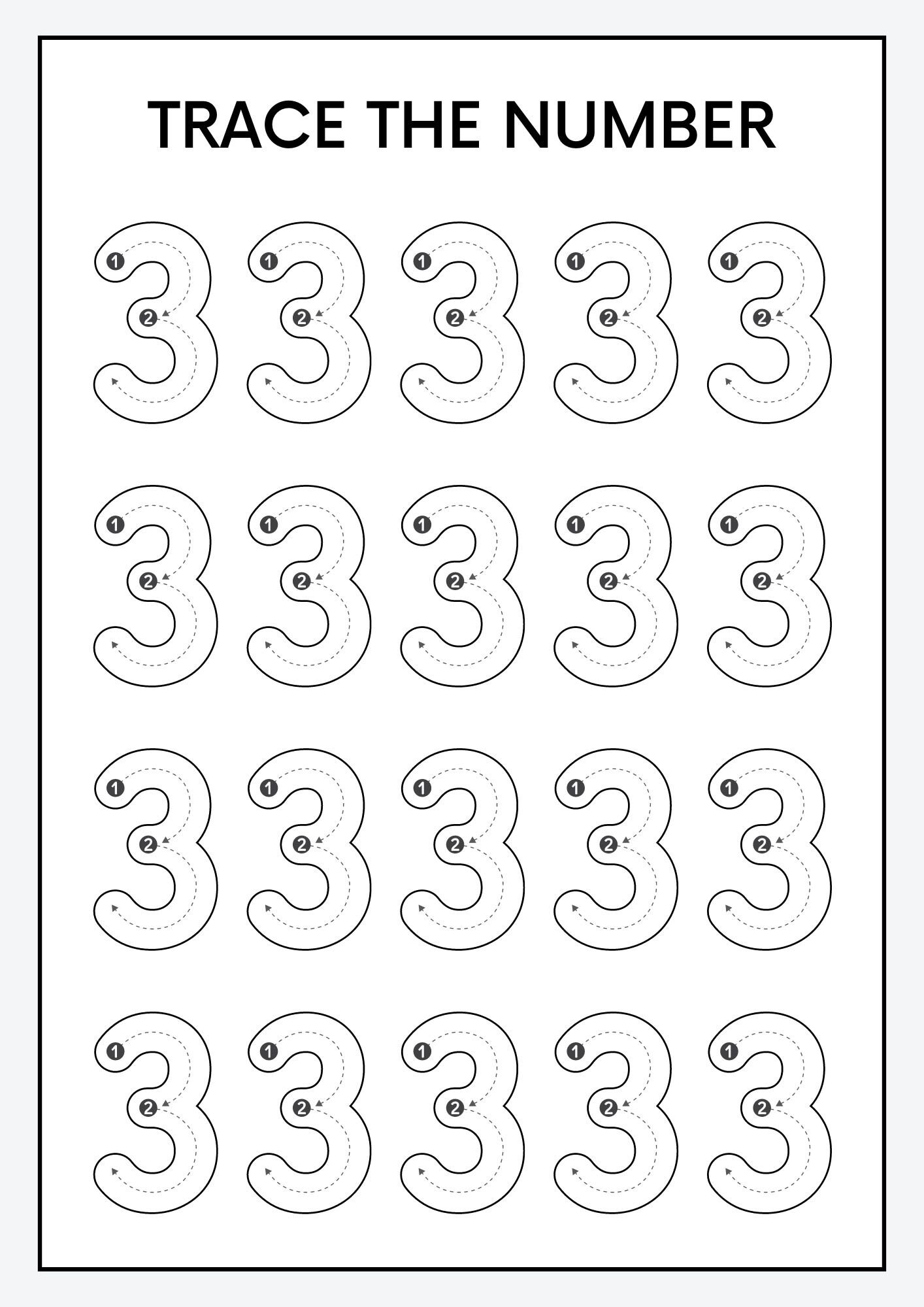 Preschool Number Activity Book Printable Tracing Worksheets , Activity ...